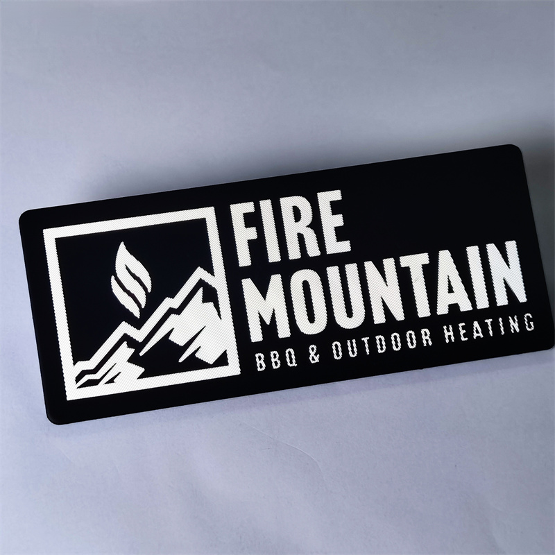 China Customized Aluminum Name Plate Diamond Cut Emergency Indication ...