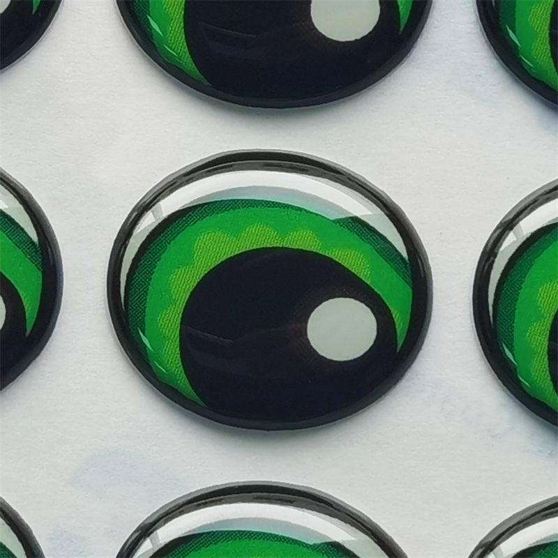 China Custom Raised Dome Epoxy Toy Eyes Come With Adhesive Label ...