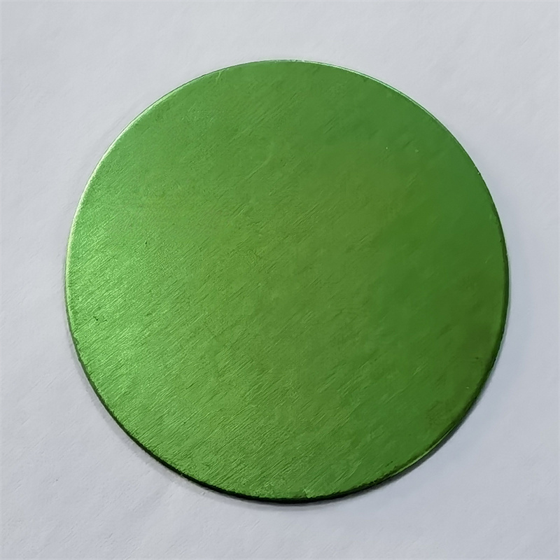 China Custom Anodized Color Blank Aluminum Nameplates Round Metal ...