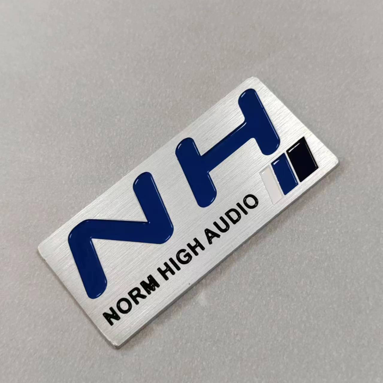 China Custom nameplate Aluminum Label Metal Sticker Stainless Steel ...