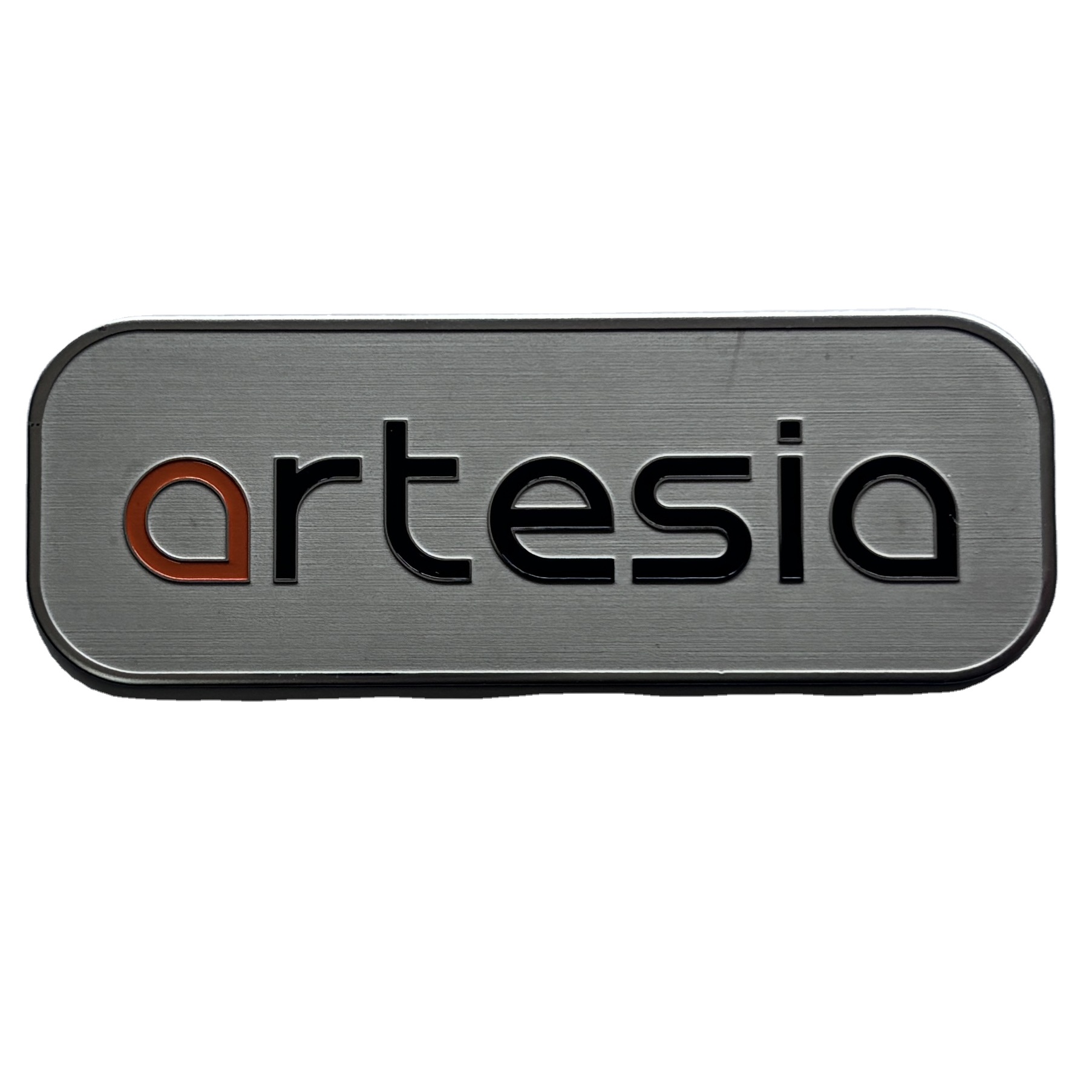 China Custom Stainless Steel Name Plate Electroform Printing Name Plate ...